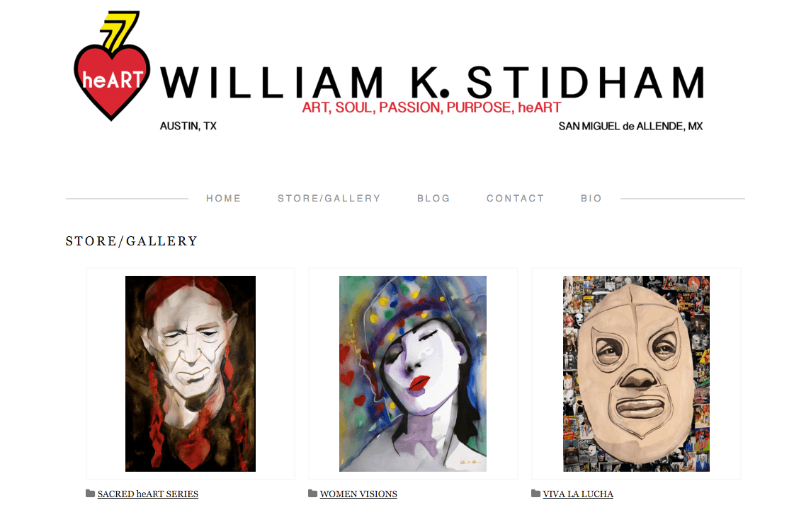 Anatomy of a Successful Artist’s Home Page - Learn How to Sell Art ...